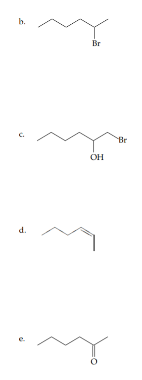 Solved Using either 1-hexene or trans-2-hexene as the | Chegg.com