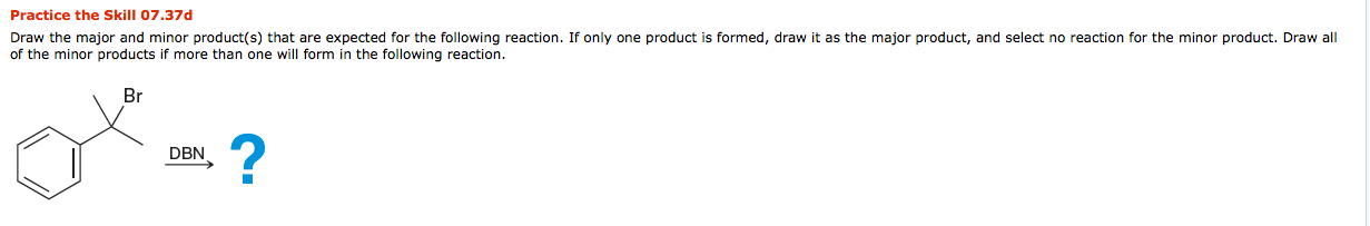 Solved Practice the Skill 07.37d Draw the major and minor | Chegg.com