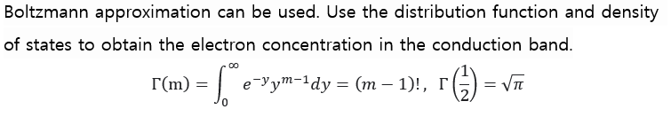 Solved Boltzmann approximation can be used. Use the | Chegg.com
