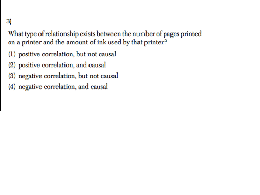 Solved 3) What type of relationship exists between the | Chegg.com