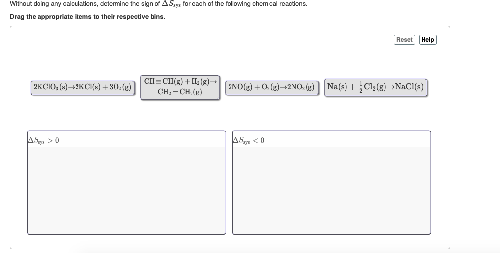 Solved Without doing any calculations, determine the sign of | Chegg.com