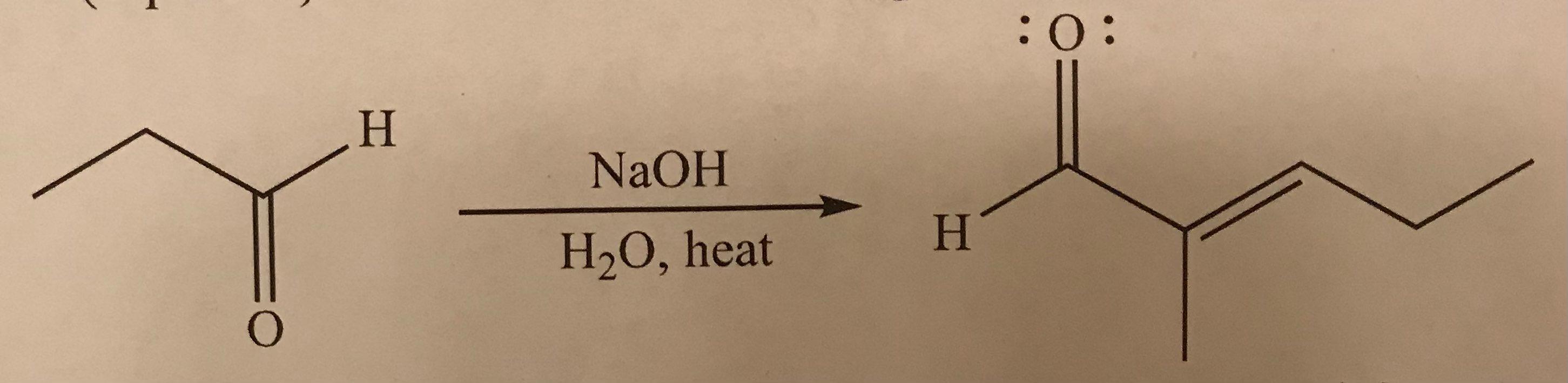Solved H2O, heat NaOH | Chegg.com