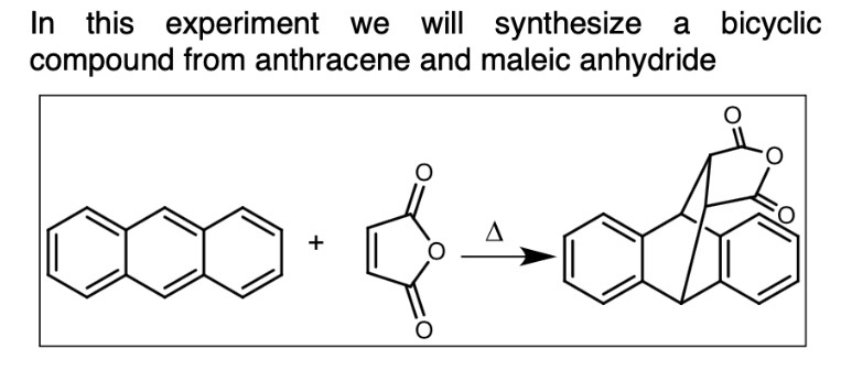 Solved In lab we synthesized this bicyclic compound. This is | Chegg.com