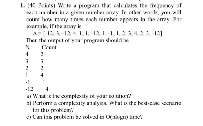 Solved 1. (40 Points) Write a program that calculates the | Chegg.com