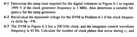 6-1 Determine the ramp time required for the digital | Chegg.com