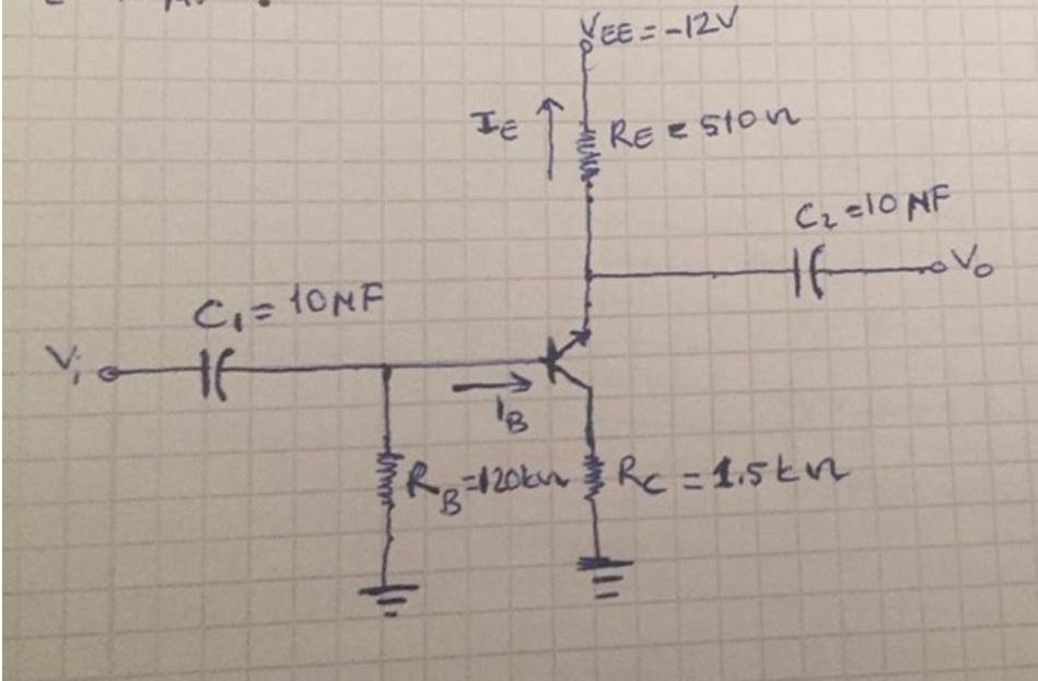 Solved In the voltage circuit given below, find the Vce | Chegg.com