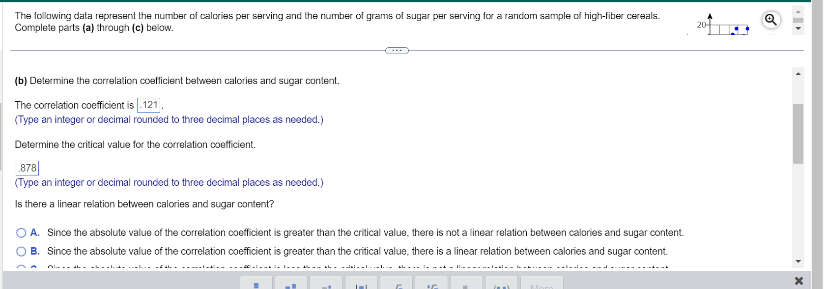 Solved Click the icon to view the table of critical values | Chegg.com
