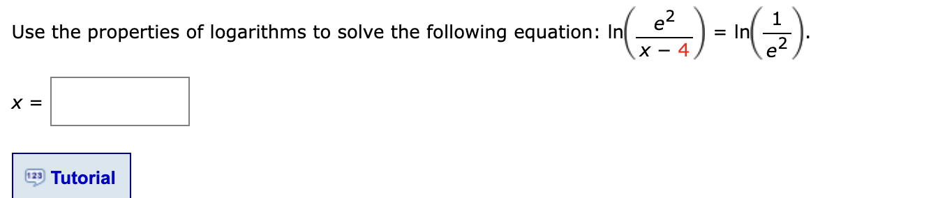 Solved Use the properties of logarithms to solve the | Chegg.com