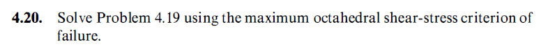 4.20. Solve Problem 4.19 using the maximum octahedral | Chegg.com