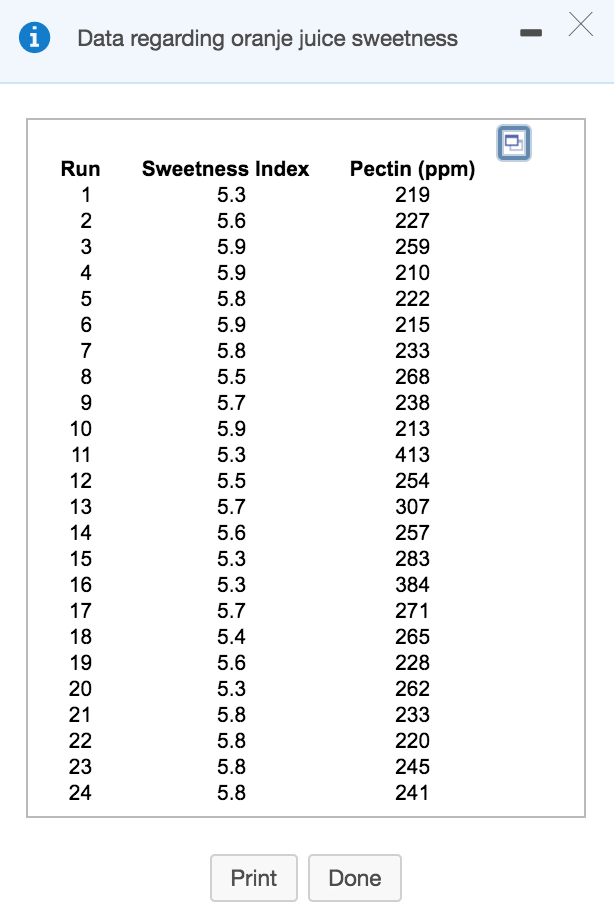 Solved One manufacturer has developed a quantitative index | Chegg.com