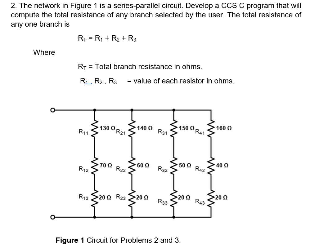 Solved 2. The network in Figure 1 is a series-parallel | Chegg.com
