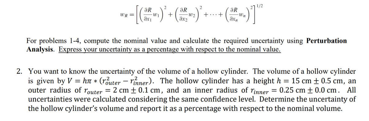 Solved 1/2 ar ar WR= lo הש + +...+ ar Wn axn W2 ax2 .)]" axi | Chegg.com