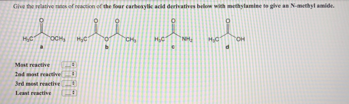 Solved Give the relative rates of reaction of isopropyl | Chegg.com