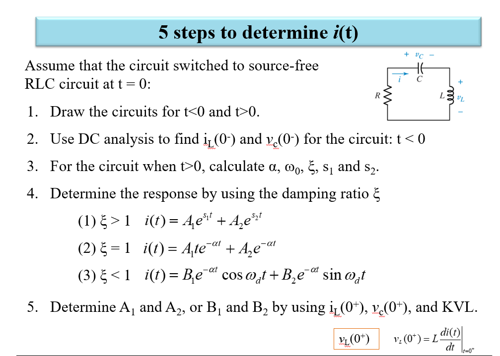 Solved (20pts) Determine vC(t) in the circuit below and plot | Chegg.com