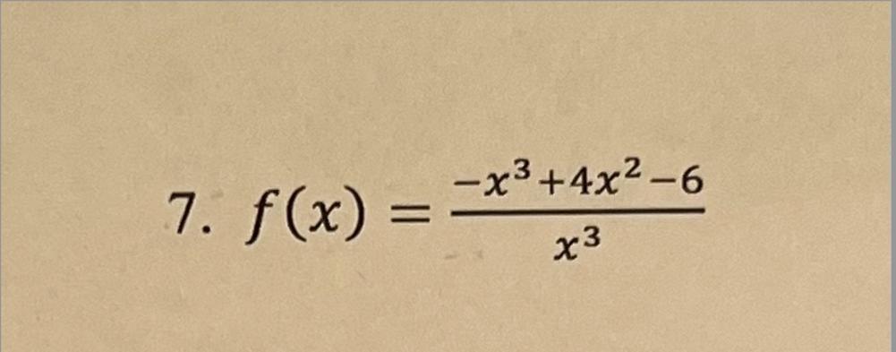 Solved F X X3−x3 4x2−6