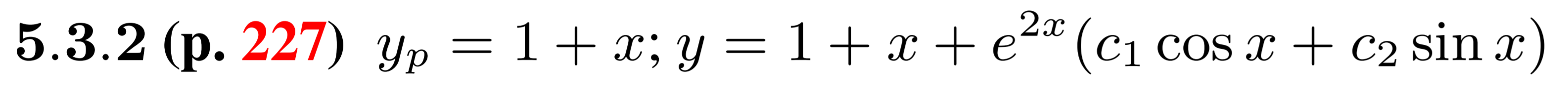 Solved In the following exercises (i) find a particular | Chegg.com