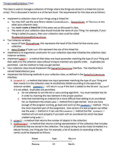Objective Implement and manipulate an ORDERED LIST | Chegg.com