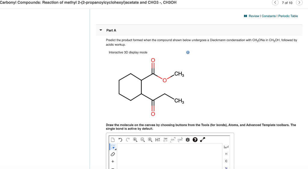 Solved Carbonyl Compounds: Reaction of methyl | Chegg.com