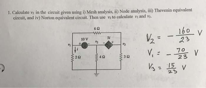 Solved 1 Use Superposition Principle to find the unknown | Chegg.com