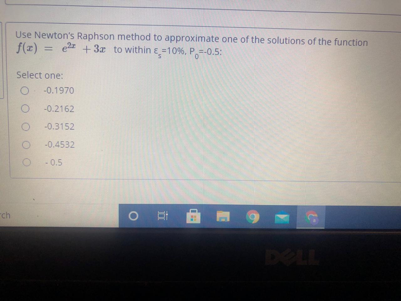 Solved Use Newton's Raphson method to approximate one of the | Chegg.com