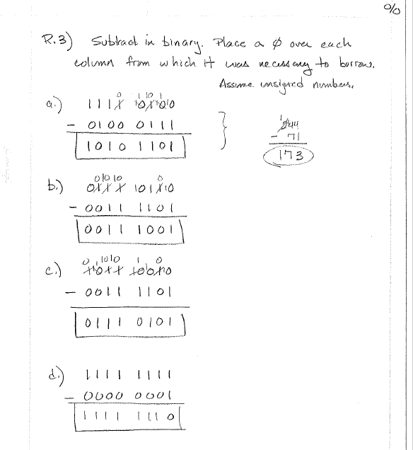 Solved % R.1) find the numeric representation of the | Chegg.com