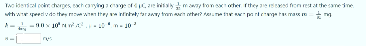 Solved Two identical point charges, each carrying a charge | Chegg.com