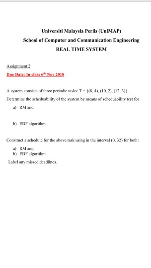 Solved Universiti Malaysia Perlis (UniMAP) School of | Chegg.com