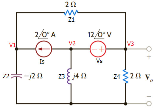 Use Nodal Analysis to complete the elements of the A | Chegg.com