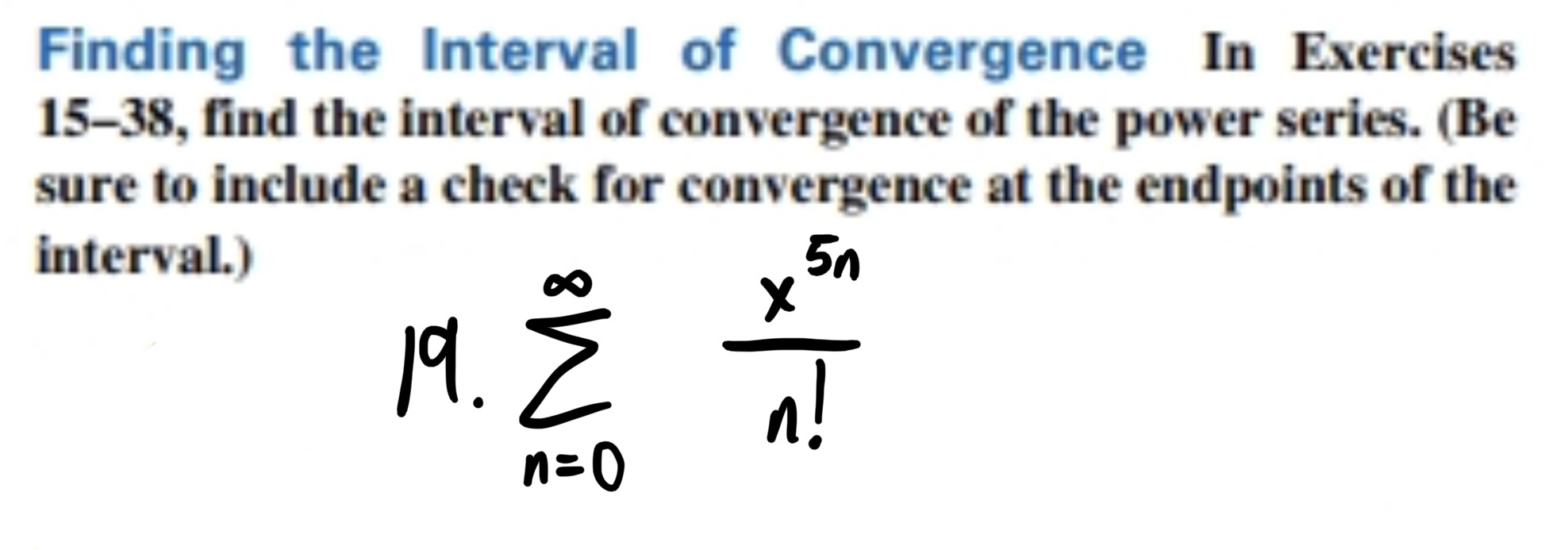 Solved Finding the Interval of Convergence In | Chegg.com