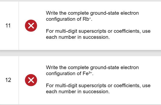 Solved Write the complete ground-state electron | Chegg.com