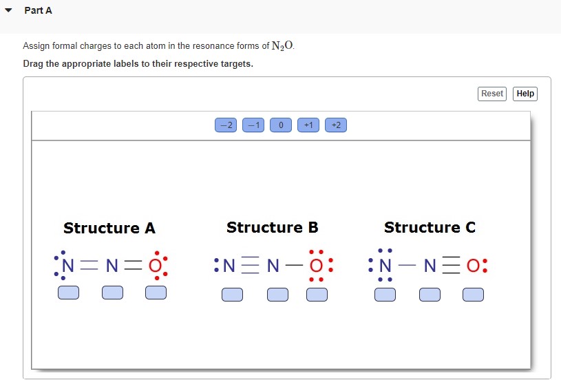 Solved Assign formal charges to each atom in the resonance | Chegg.com Solved Assign formal charges to each atom in the resonance | Chegg.com