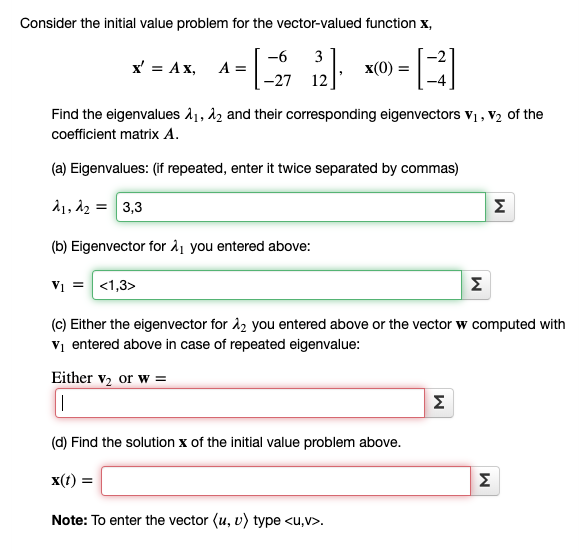 Solved Consider The Initial Value Problem For The