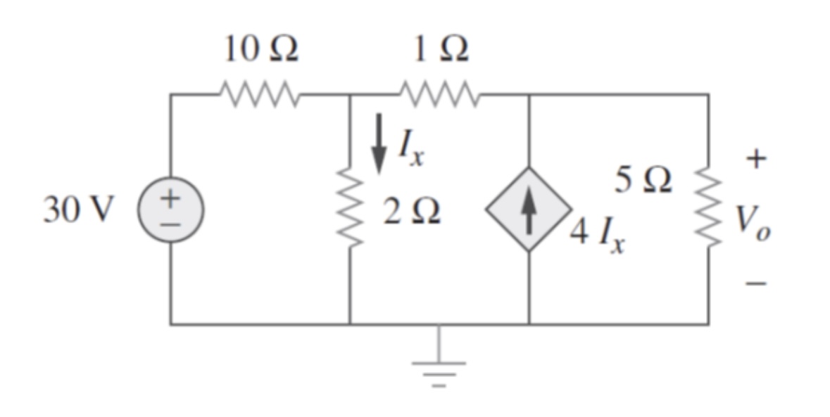Solved Determine the values of the nodal voltages, the value | Chegg.com