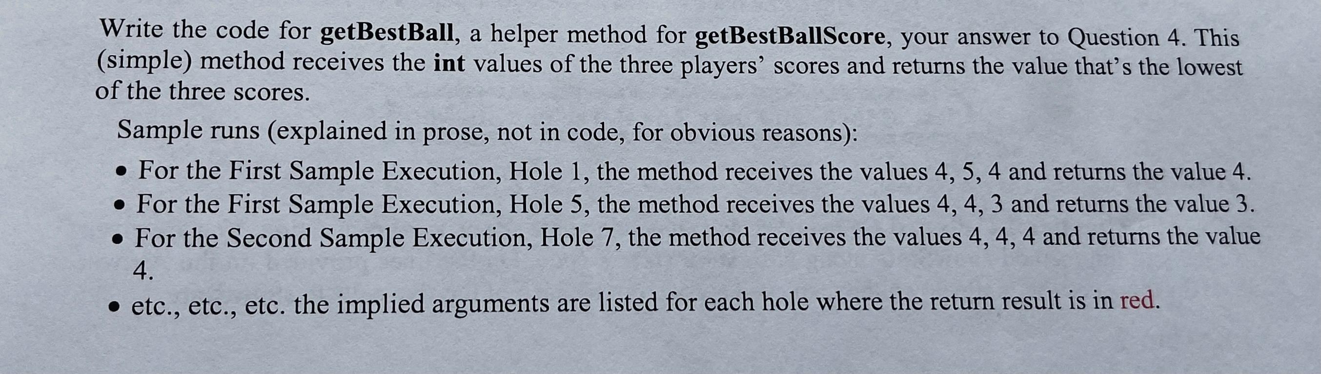 Solved Question 4 When a group of golfers (two, three or | Chegg.com