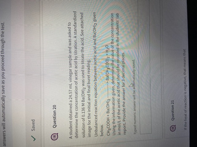 answers will automatically save as you proceed | Chegg.com