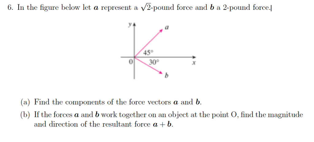 Solved 6. În the figure below let a represent a 2-pound | Chegg.com