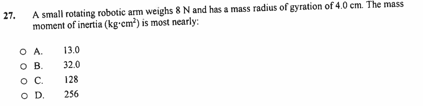 Solved 7. A small rotating robotic arm weighs 8 N and has a | Chegg.com