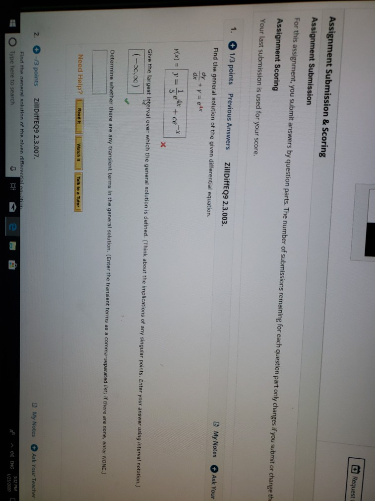 Solved Request Assignment Submission & Scoring Assignment | Chegg.com