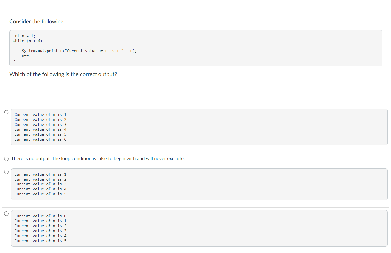 Solved The for loop contains three sections: - The | Chegg.com