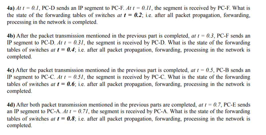 4) (36 pts) MAC-R1 MAC-R2 Router 3 2 SUBNET 1 SUBNET | Chegg.com