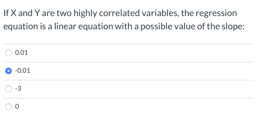 Solved If X and Y are two highly correlated variables, the | Chegg.com