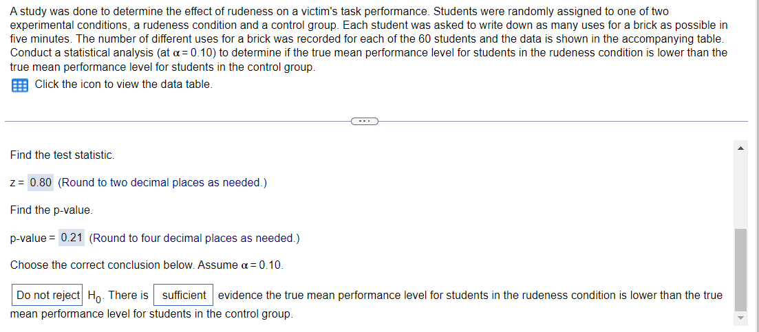 Solved Data table Full data setA study was done to determine | Chegg.com