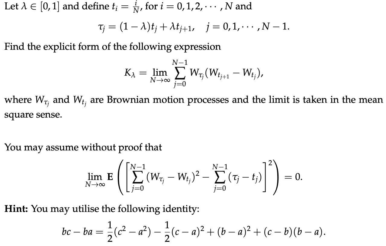 = i 11 Let 1 € [0, 1] and define ti Ń, for i = 0,1,2, | Chegg.com