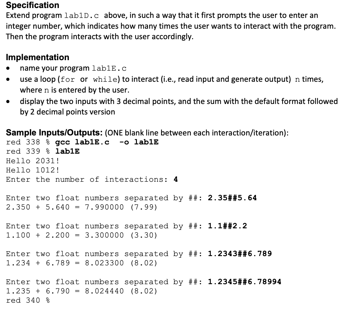 Solved Please do the solution in C programming | Chegg.com