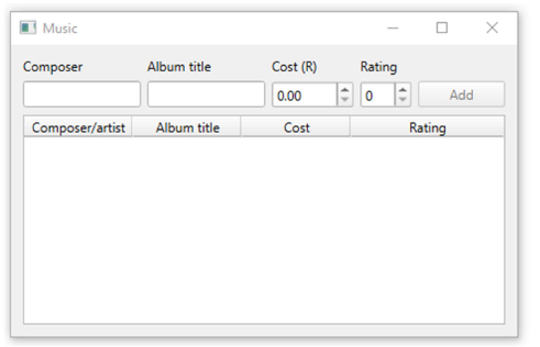 Solved Question 3 Use Qt’s model/view framework to store and | Chegg.com