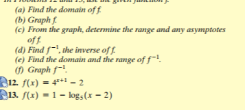 Solved In Problems 12 and 13, use the given function f. I | Chegg.com