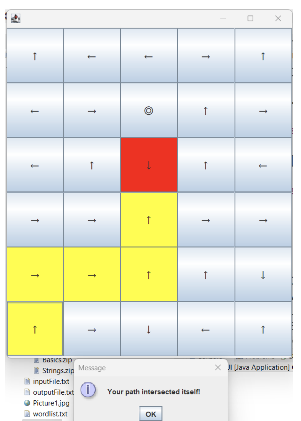 Solved Use the GridWalker code below to create a GUI that | Chegg.com