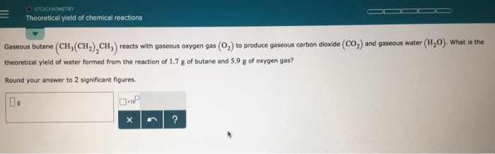 Solved STOICHIOMETRY Theoretical yield of chemical reactions | Chegg.com