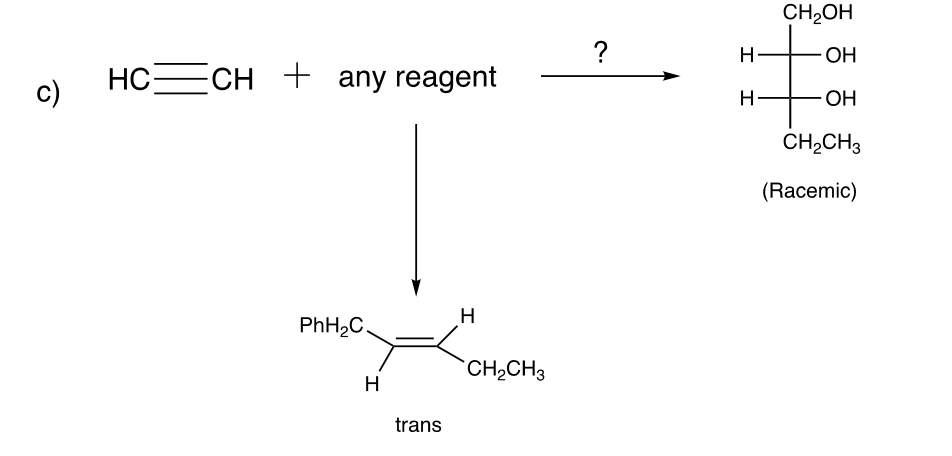 Solved Convert the following reagents to the given products. | Chegg.com