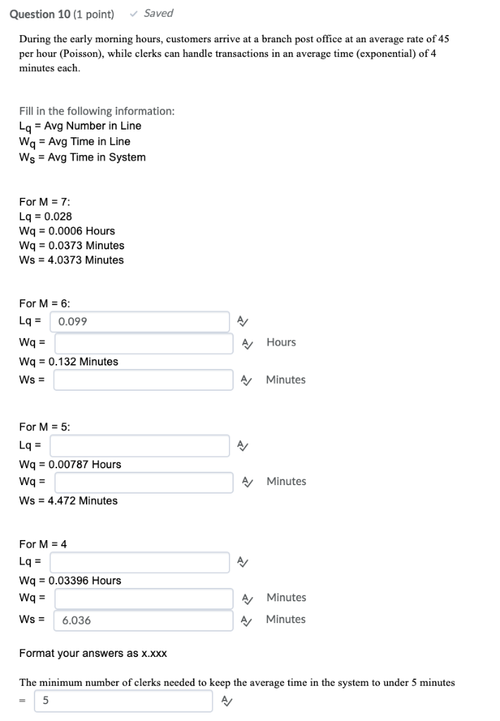 Solved Question 10 (1 point) Saved During the early morning | Chegg.com